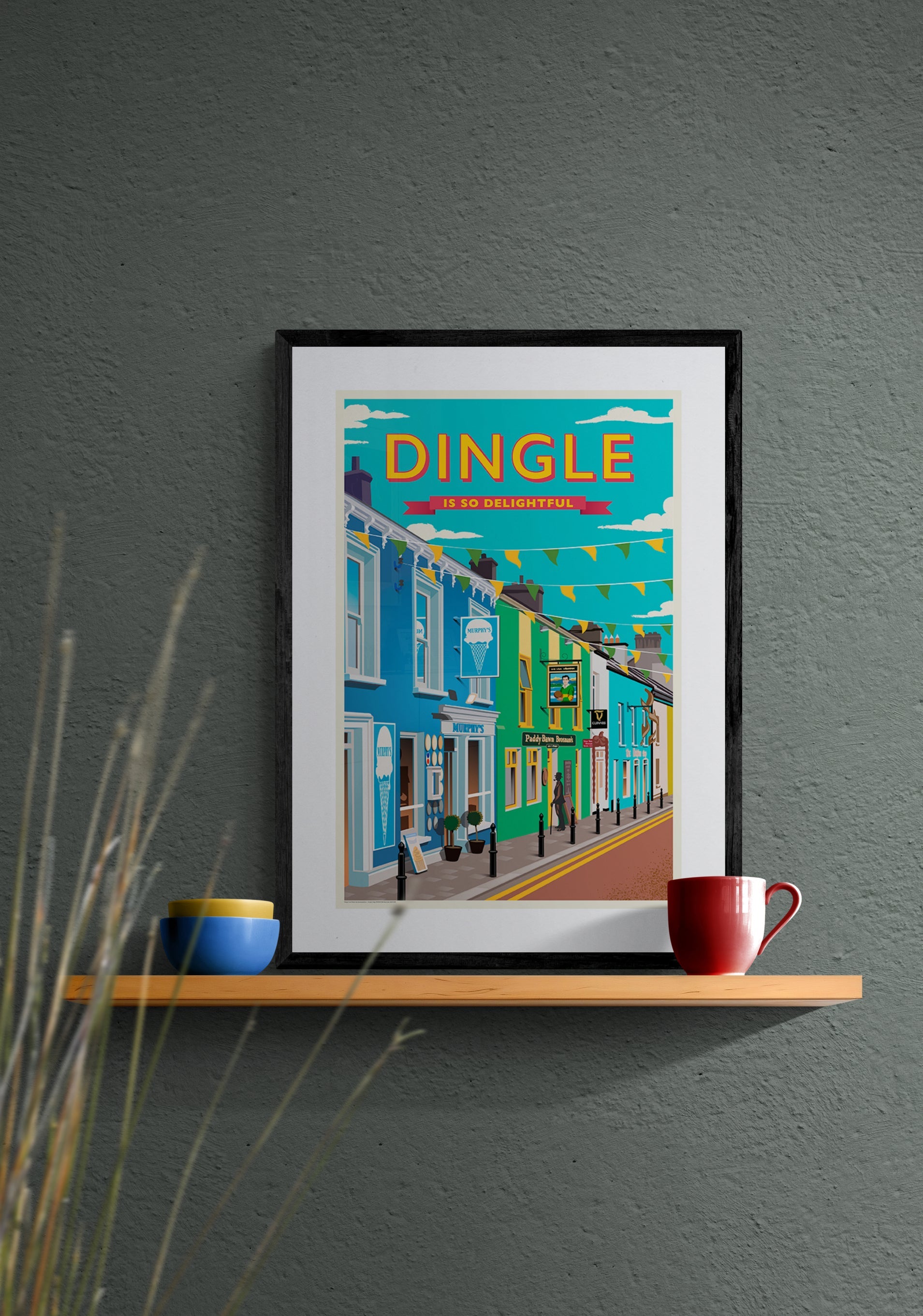 Irish Art Prints Kerry | Colourful Travel Posters | Free UK Delivery ...